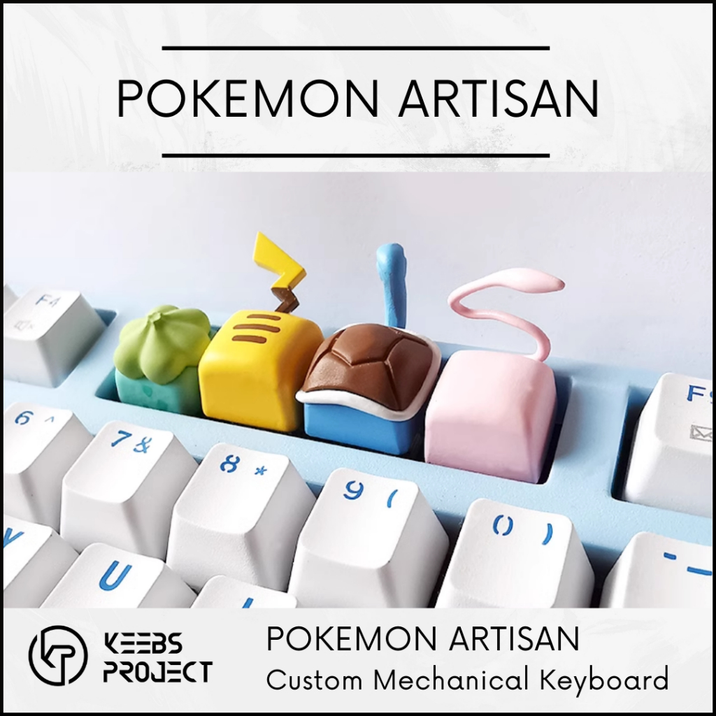 Pokemon Artisan Collection Keycap for Mechanical Gaming Keyboard - All ...