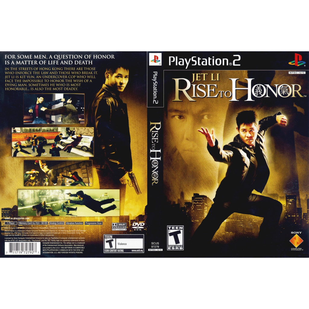 PS2 Game Jet Li - Rise to Honor | Shopee Singapore