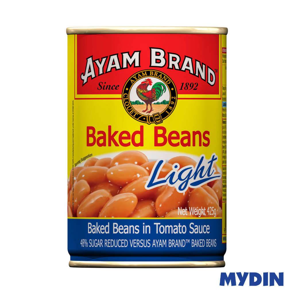 Ayam Brand Baked Beans Light (425g) | Shopee Singapore