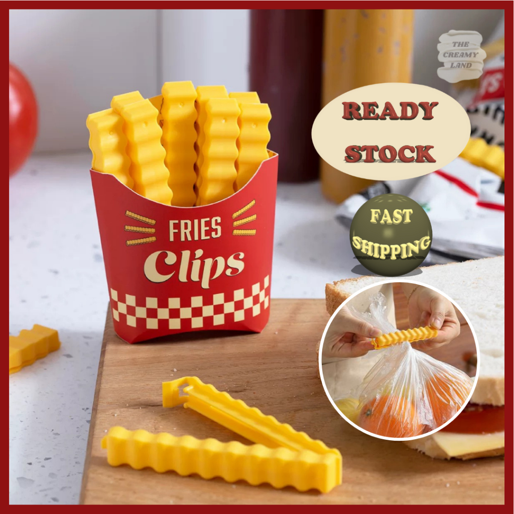 12in1 Set Magnet French Fries Sealing Clips AirTight Food Clipper ...