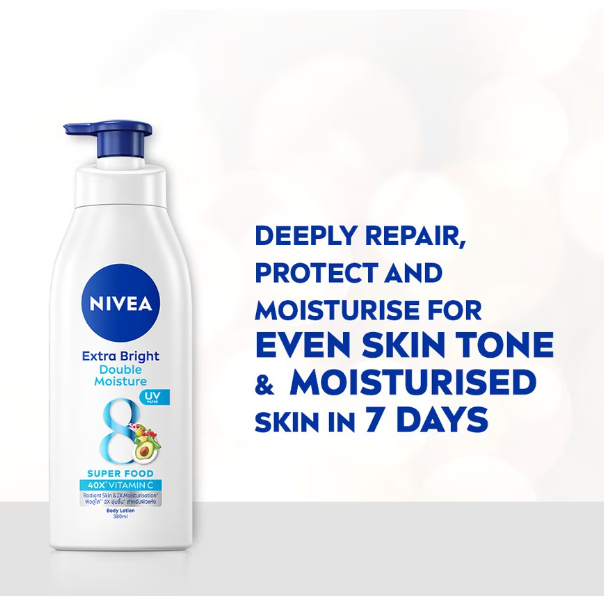 Nivea Double Moisture UV Filter Body Lotion ( 380ml ) | Shopee Singapore