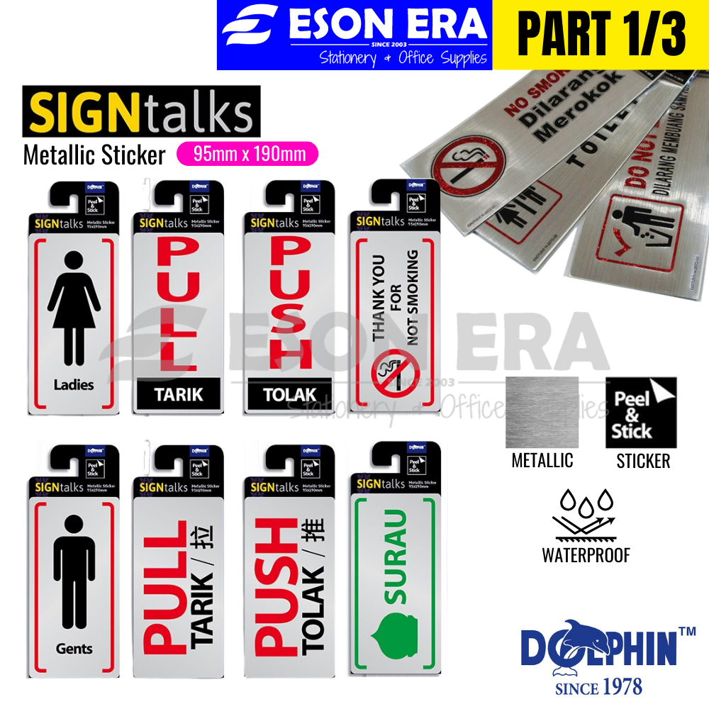 [Part 1/3] Dolphin Signtalk, Signage, Signmark, No Entry, Toilet, No ...