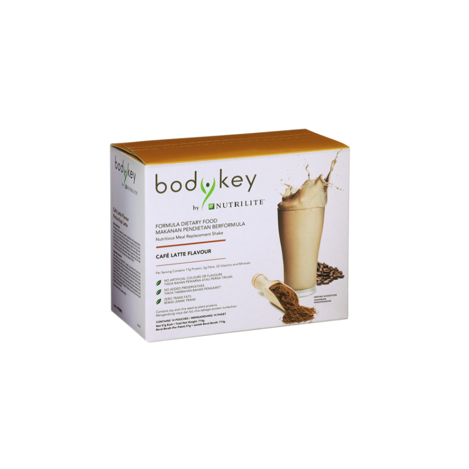 BodyKey By Nutrilite Meal Replacement Shake (Café Latte) | Shopee Singapore