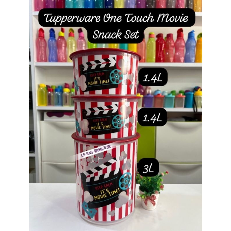 Tupperware Movie Snack One Touch (1.4L or 3L) | Shopee Singapore