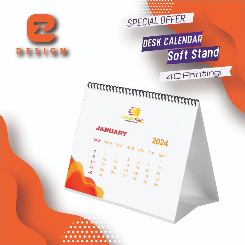 CALENDAR 2024 SOFT STAND / DESK CALENDAR SOFT STAND / CALENDAR 2024 ...
