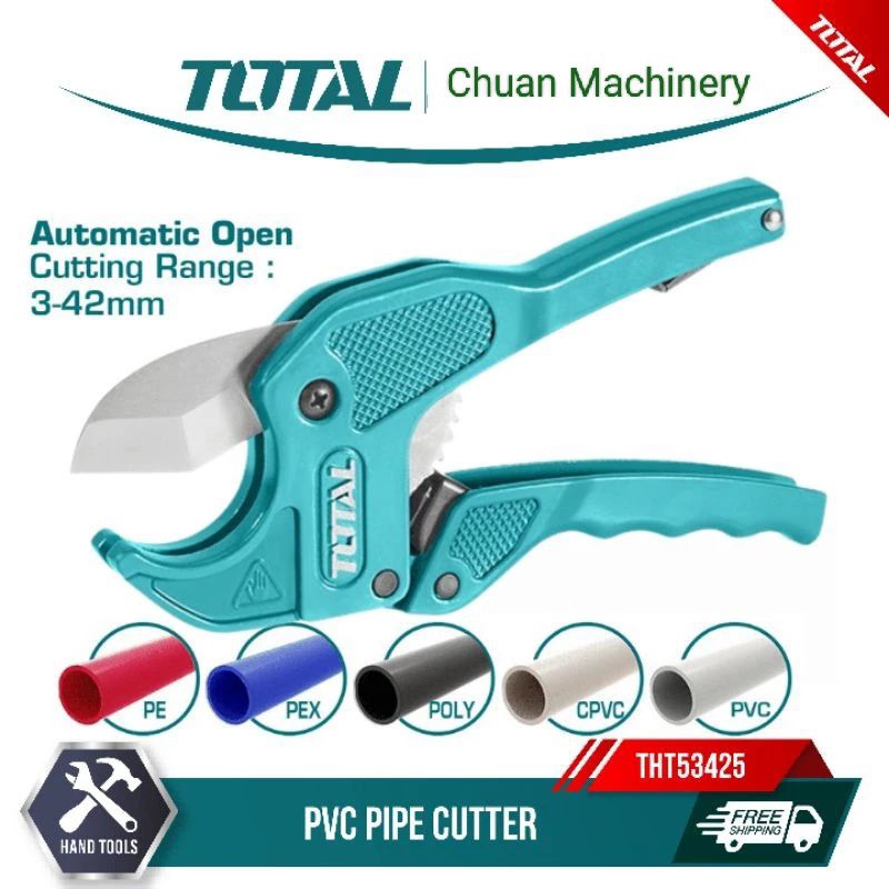TOTAL THT534216 PVC Pipe Cutter 3-42MM ( Replace Model : THT53425 ...
