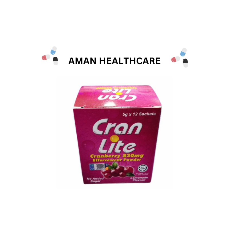 CRANLITE EFFERVESCENT POWDER SACHET 12's | Shopee Singapore