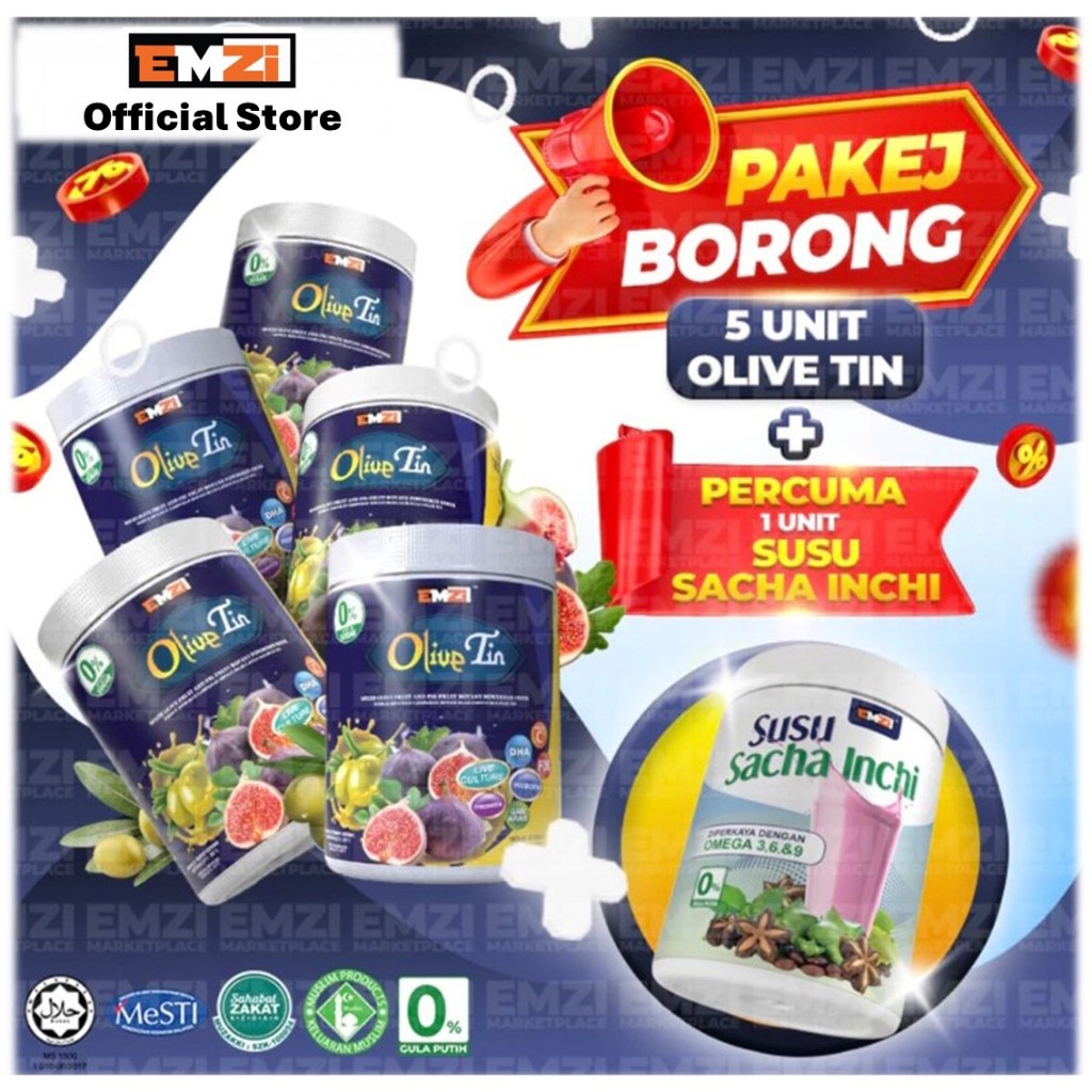 Olive Tin Susu Sacha Inchi Emzi Official Store | Shopee Singapore