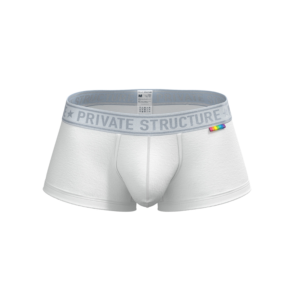 Private Structure Men Underwear PRD Trunk Pure - Pure White [4386a1 ...