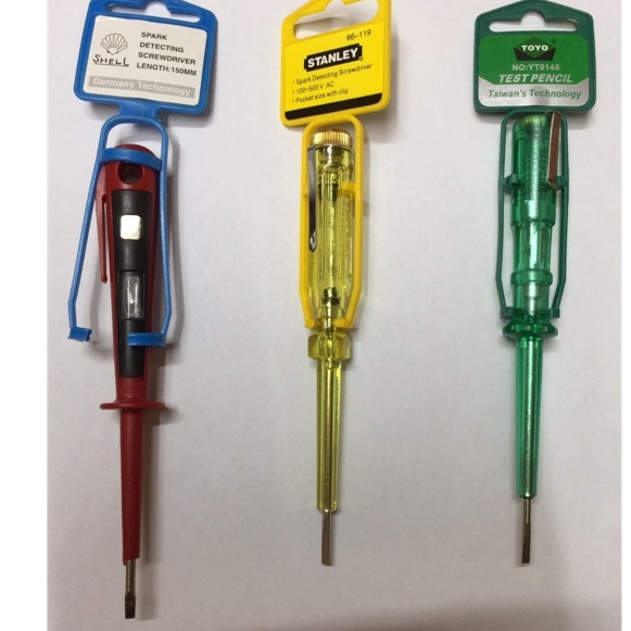 Test Pen Voltage Detector Electrical Tester Pocket Screwdriver 100 500v 1box 24pcs Shopee