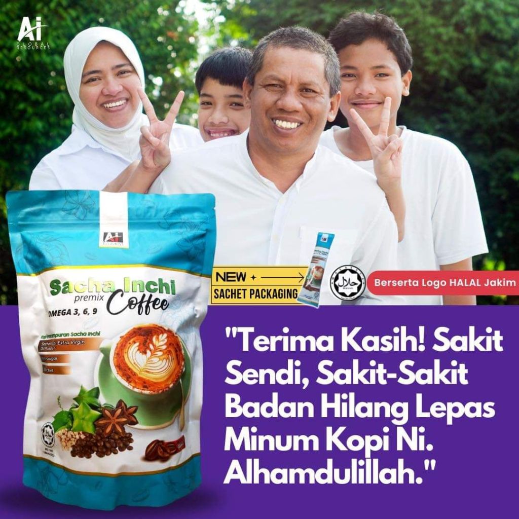 Kopi Sacha Inchi PREMIX AI Global Sacha Coffee | Shopee Singapore