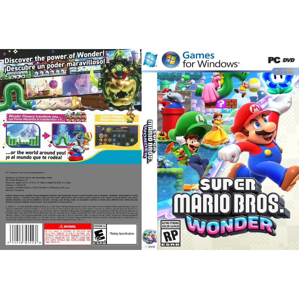 SUPER MARIO BROS. WONDER – V1.0.0 + SWITCH EMULATORS PC GAME [Offline ...