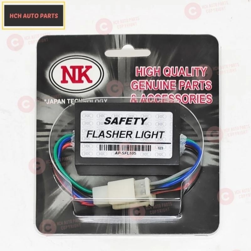 SAFETY FLASHER LIGHT SYSTEM - WAVE 110/ DASH 110 (NK) | Shopee Singapore