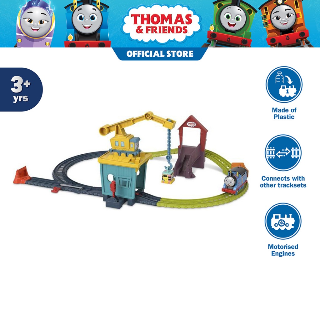 Thomas And Friends Motorized Thomas Fix ‘Em Up Friends | Carly & Sandy ...