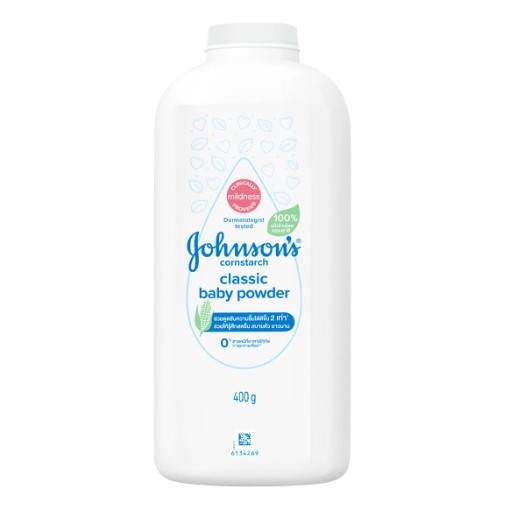 JOHNSON'S Cornstarch Classic Baby Powder 400 g | Shopee Singapore