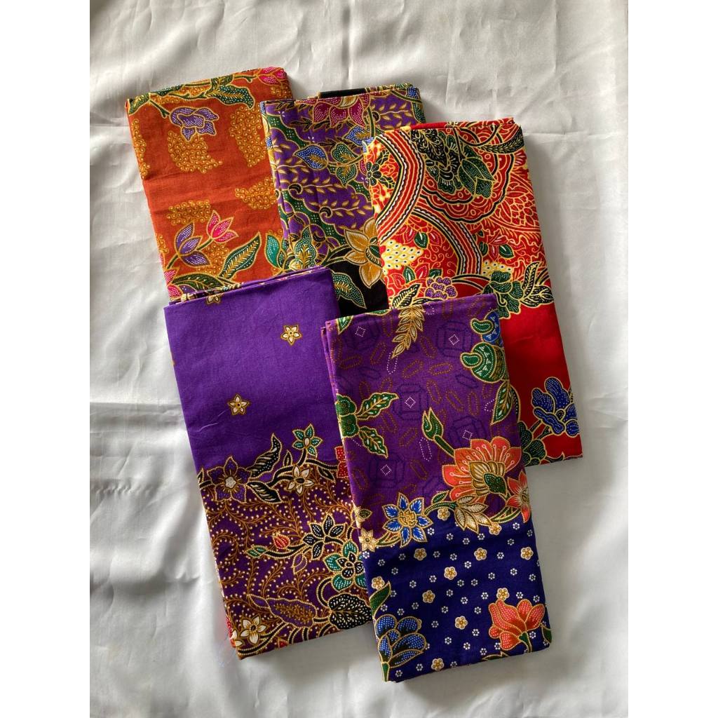Fine Batik Buluh Mas Batik Fabric 2 Meters | Shopee Singapore