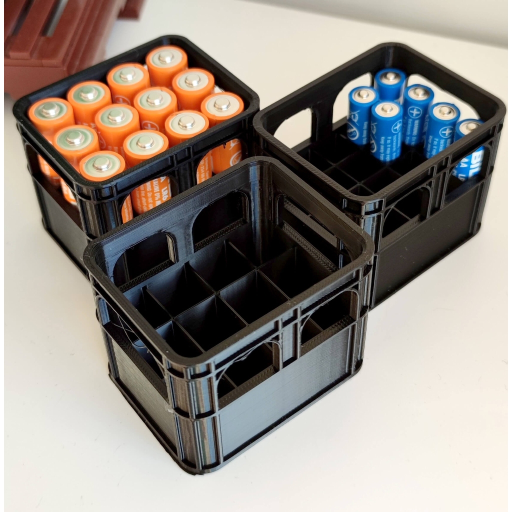 Beer Crate Battery Holder for AA & AAA Battery | Shopee Singapore