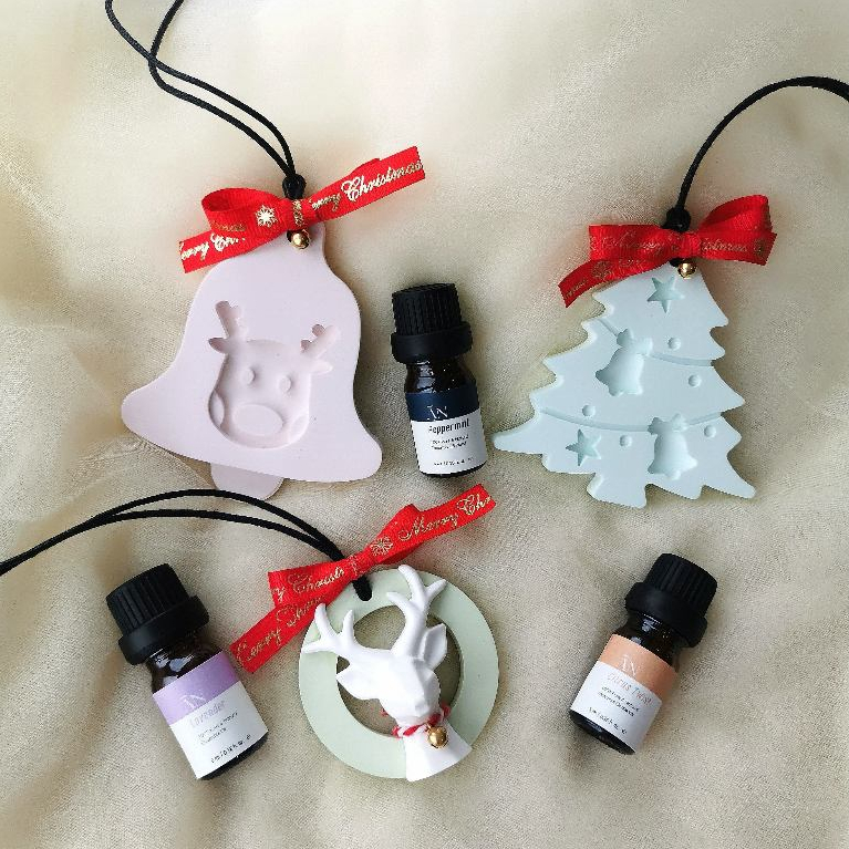 Christmas Aroma Stone - Essential Oil Diffuser Bundle Set (It's ...
