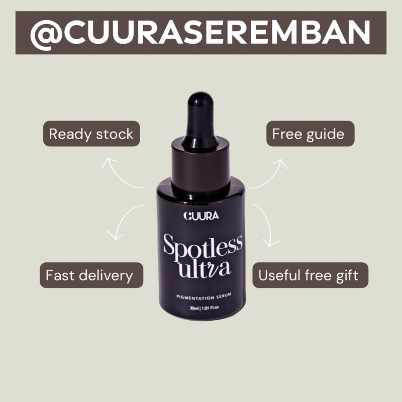 CUURA Spotless ULTRA with alpha arbutin (Pigmentation Serum) | Shopee ...