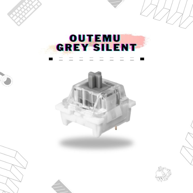 Outemu Grey Silent Tactile Switch|Mechanical Keyboard Switch | Shopee ...