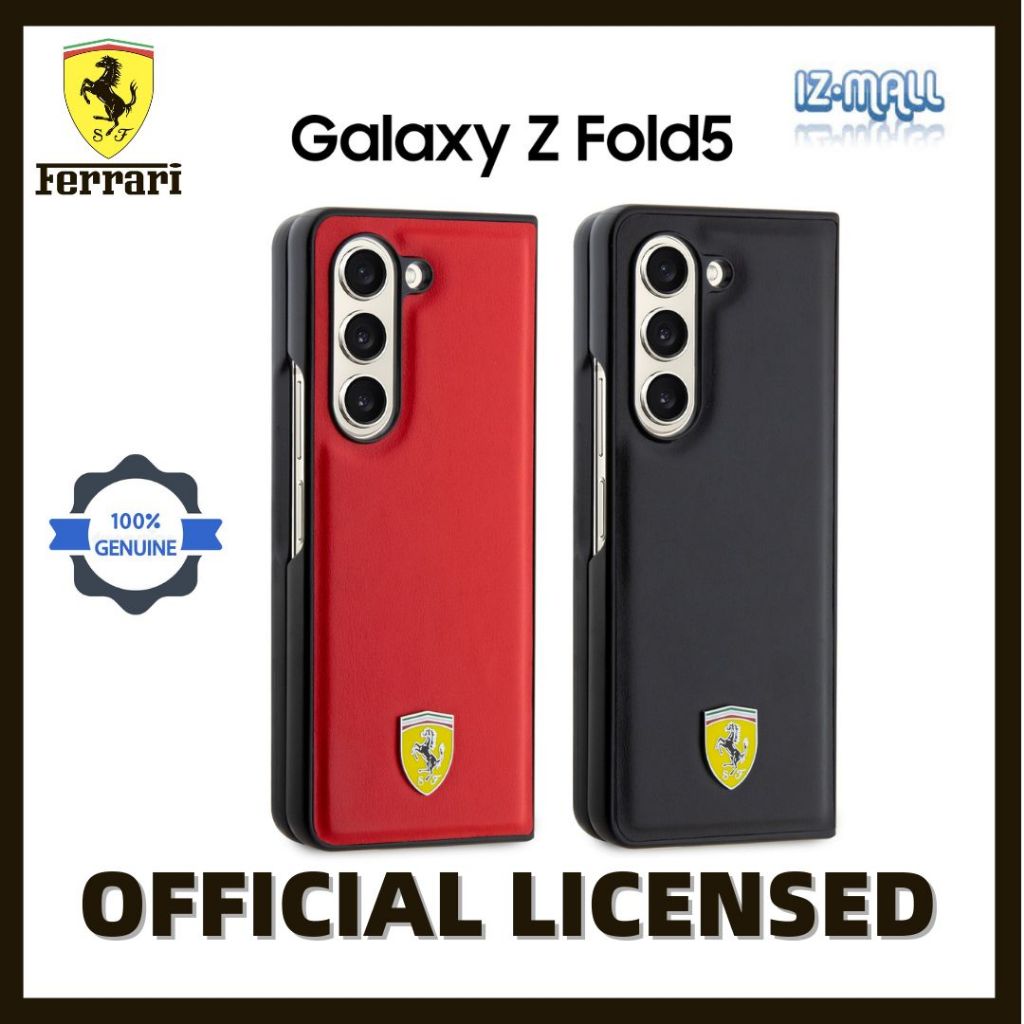 [Official Licensed]Ferrari Samsung Galaxy Z Fold 5 PU Leather Line Case ...