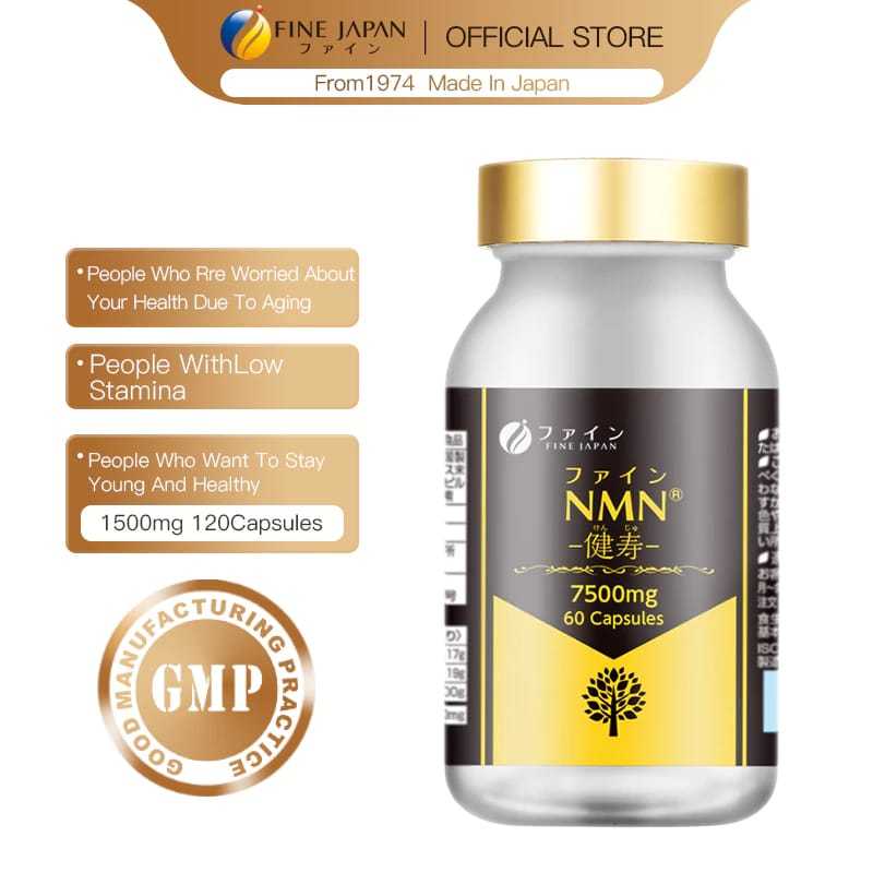 Fine Japan NMN 15000mg Anti Aging Antioxidant Vitamin C Supplement ...