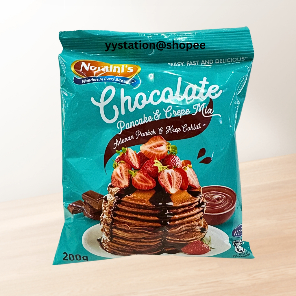 Noraini Chocolate Pancake & Crepe Mix 200g | Shopee Singapore