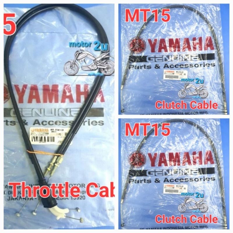 MT15 MT 15 MT-15 Throttle Clutch Cable Kabel Tali Minyak Kelat Yamaha ...