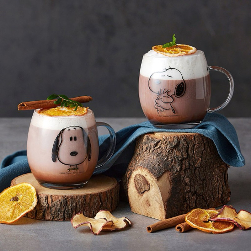 Peanuts x Pyrex Snoopy Glassware Collection (Snoopy glass cup) | Shopee ...