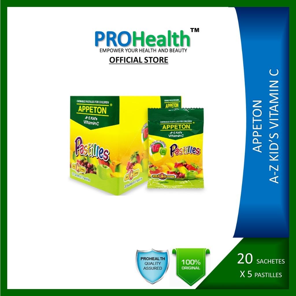 APPETON A-Z KID'S Vitamin C Pastilles Chewable Vitamin C for Children ...