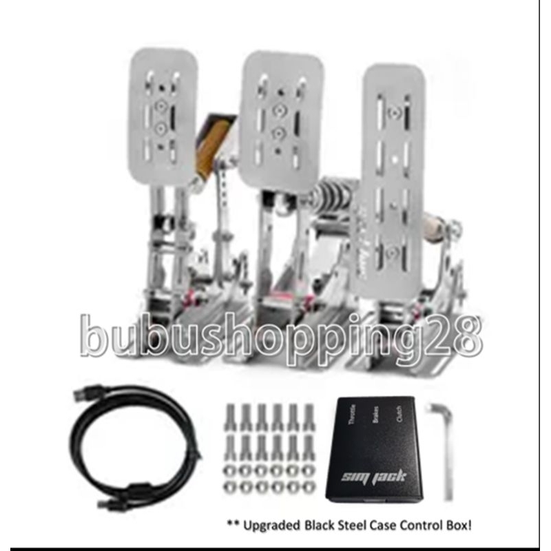 SIMJACK PRO Simulator Sim Racing Load Cell 2/3-Pedal Set (Upgraded ...