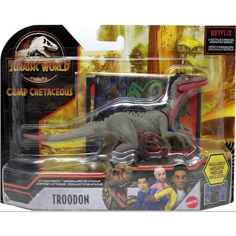 Mattel Jurassic World Troodon Camp Cretaceous Attack Pack | Shopee ...