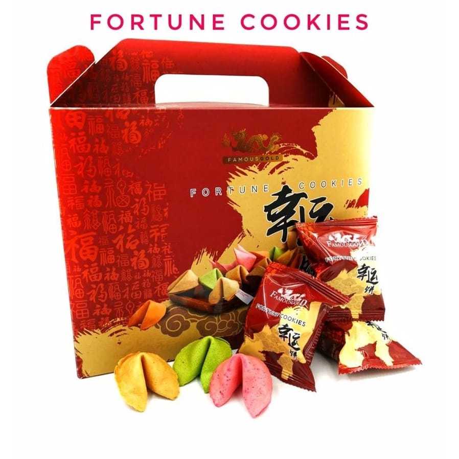 Fortune Cookies Box Large x2 package -Mix Flavour (Butter, Mocha ...