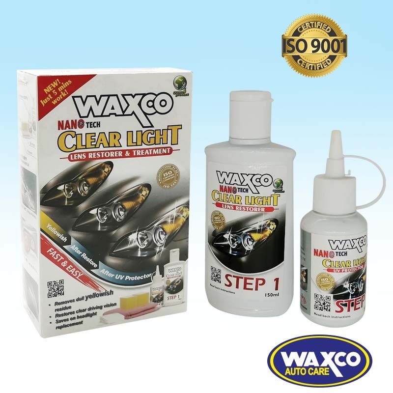 WAXCO Clear Light Lens Restorer & Treatment (150ml) | Shopee Singapore