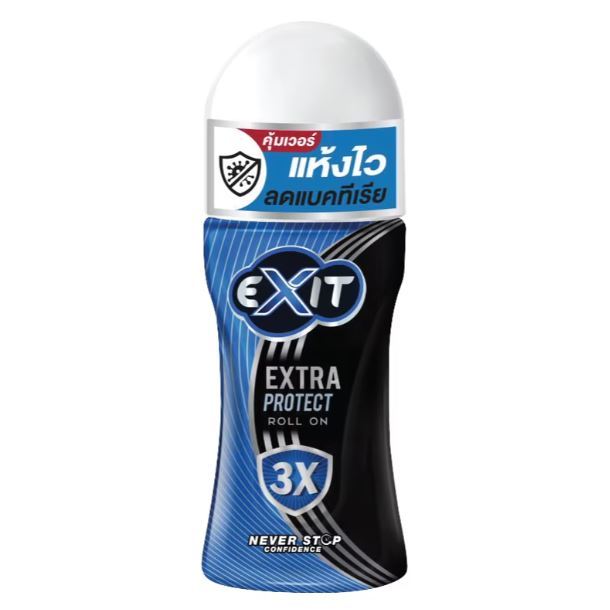 Exit Never Stop Extra Protect Roll On 45 Ml. | Shopee Singapore