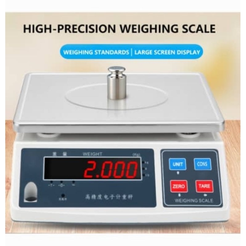 Digital Weighing scale 15 & 30kg (High Precision with LED) | Shopee ...