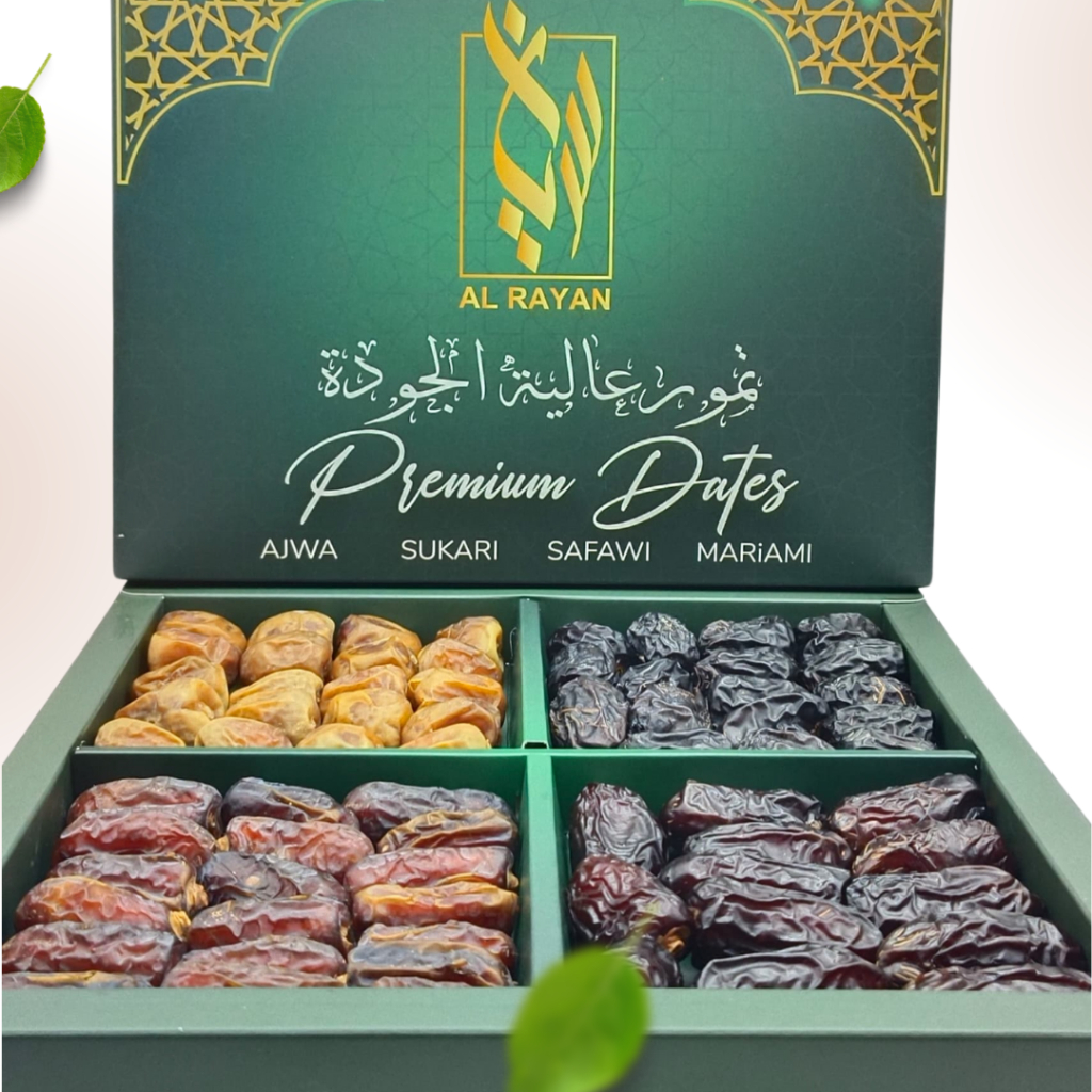 Alrayan PREMIUM DATES 4 Types IN 1 (AJWA, SUKARI, SAFAWI AND MARIAMI ...
