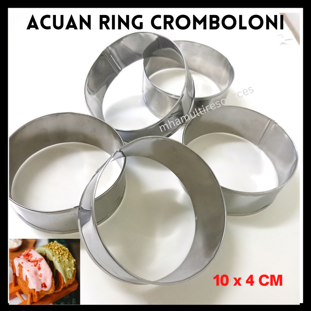 Acuan Cromboloni New York Croissant Round Mold Round Cutter Cromboloni ...