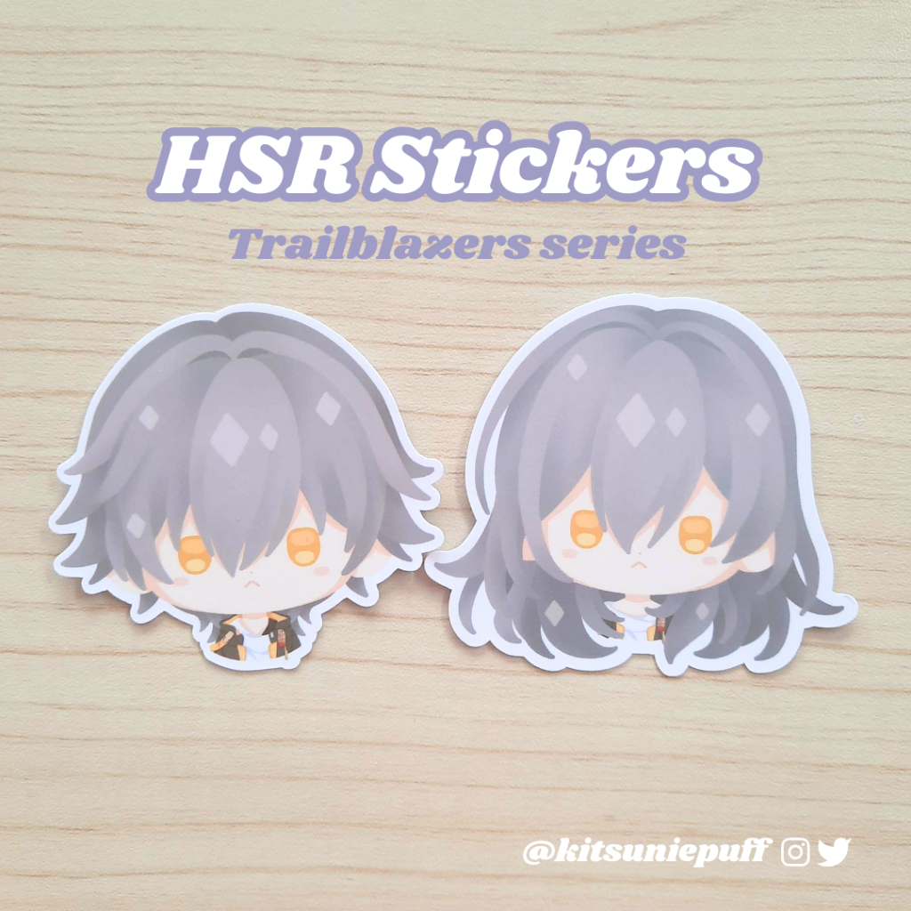 Honkai Star Rail HSR Waterproof Stickers - TRAILBLAZERS series | Shopee ...