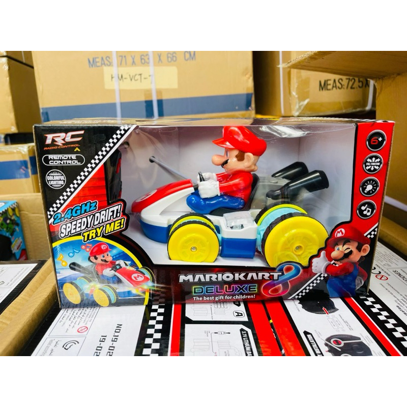 Super Mario Kart 2.4GHz Four-way Remote Control Car Mario Brother Stunt ...