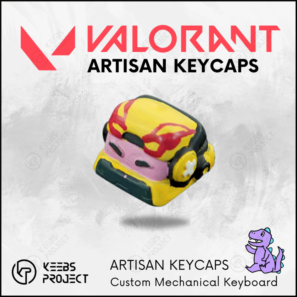 Raze Valorant Artisan Keycaps 1U for Mehcanical Keyboard Keebs Project ...