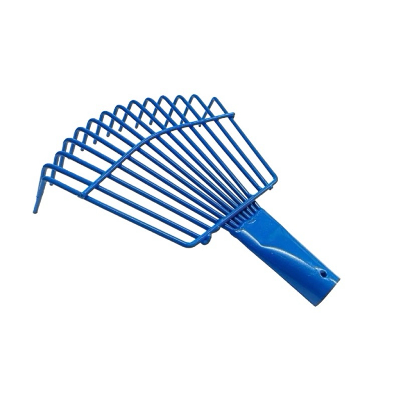 14T Blue Metal Rake Grass Rake Cakar Rumput Besi Tanah Cakar Rumput Oil ...