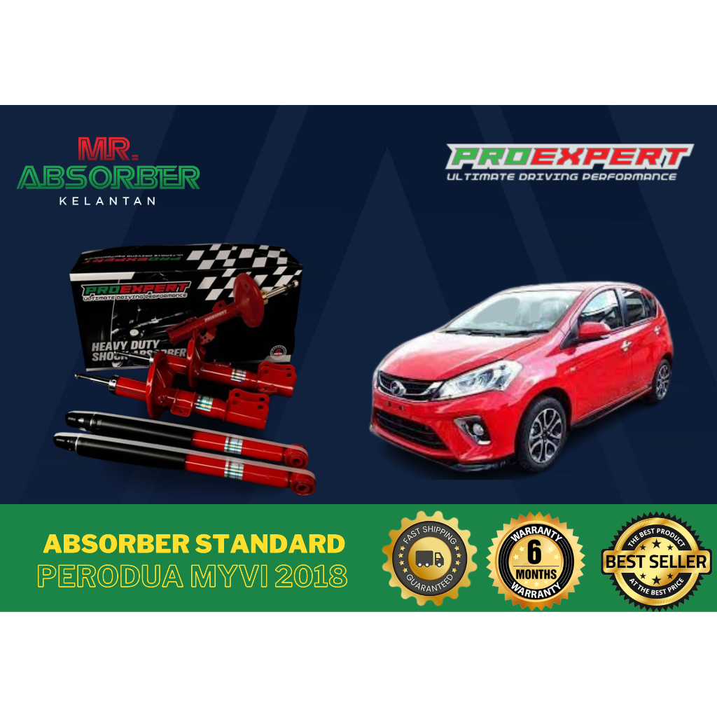 ABSORBER PRO EXPERT PERODUA MYVI NEW MODEL 2018-2024 SET | Shopee Singapore