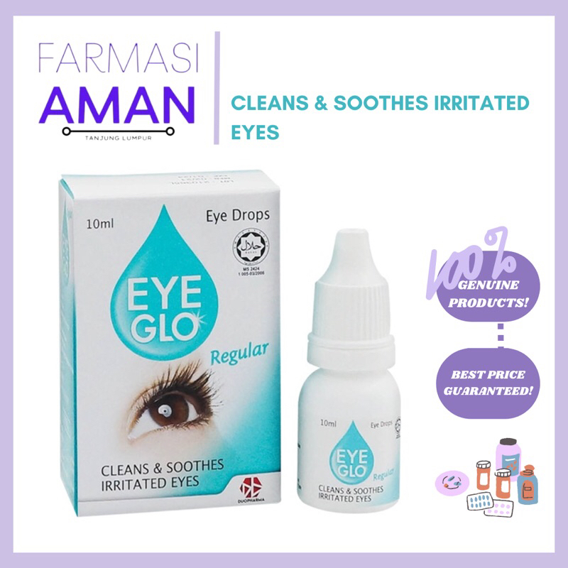 Eye Glo Regular Eye Drops 10ml | Shopee Singapore