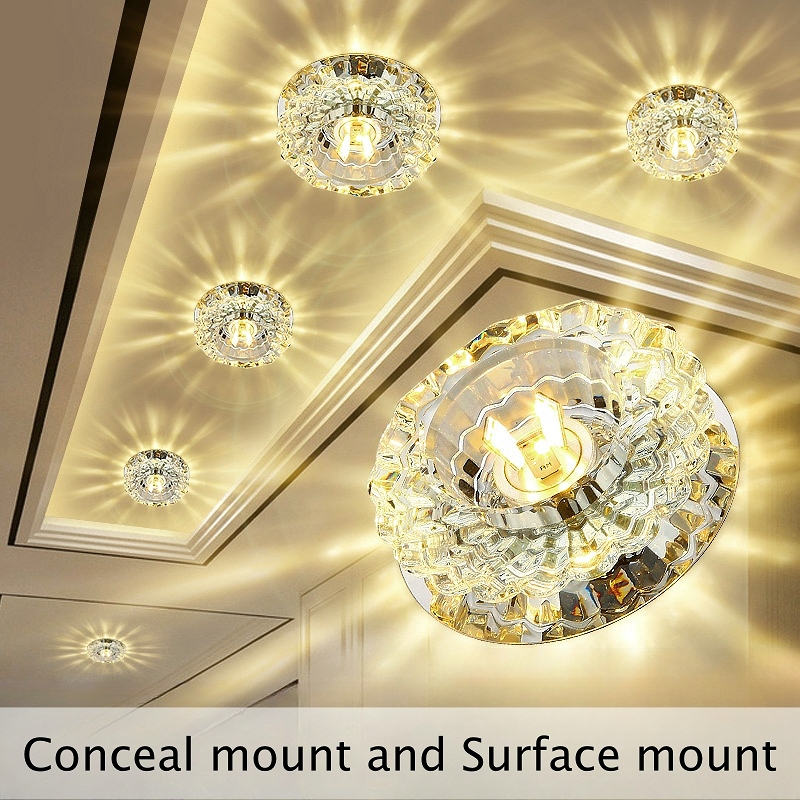 Conceal mount and Surface mount / Ceiling Light LED Colorful Downlight ...