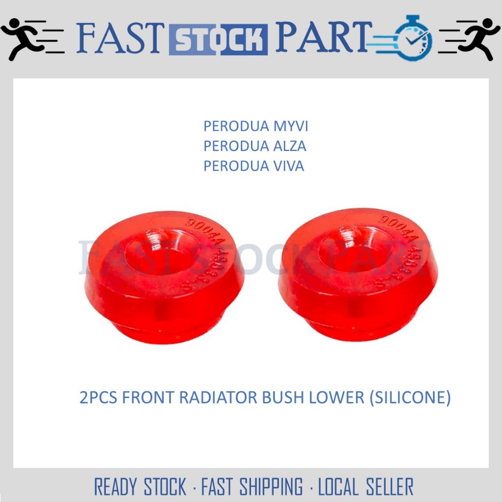 1SET 4PCS FRONT RADIATOR BUSH UPPER/LOWER SILICONE-PERODUA KANCIL/MYVI ...