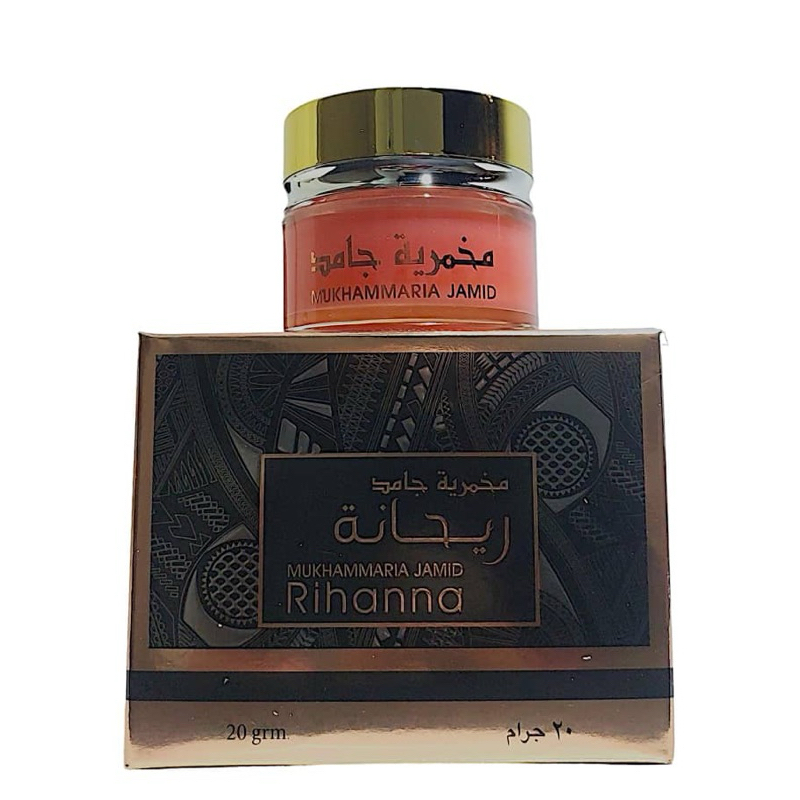Rihanna Jamid Mukhammaria 20 Gram body And hand body Cream Jamid Mist Ard Al Zaafaran 50ml ...