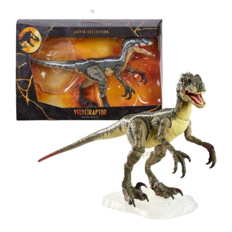 Mattel Jurassic World Amber Collection Velociraptor (Male from Jurassic ...