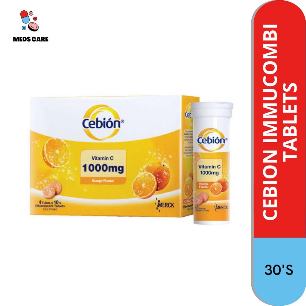 CEBION VITAMIN C 1000MG 4 TUBES X 10'S (EXP: 07/2025) | Shopee Singapore