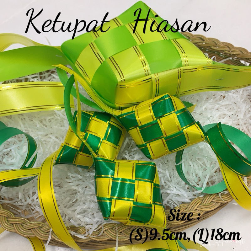 RAYA KETUPAT RIBEN RAYA DECORATIVE KETUPAT/ (PP RIBBON) KETUPAT ...